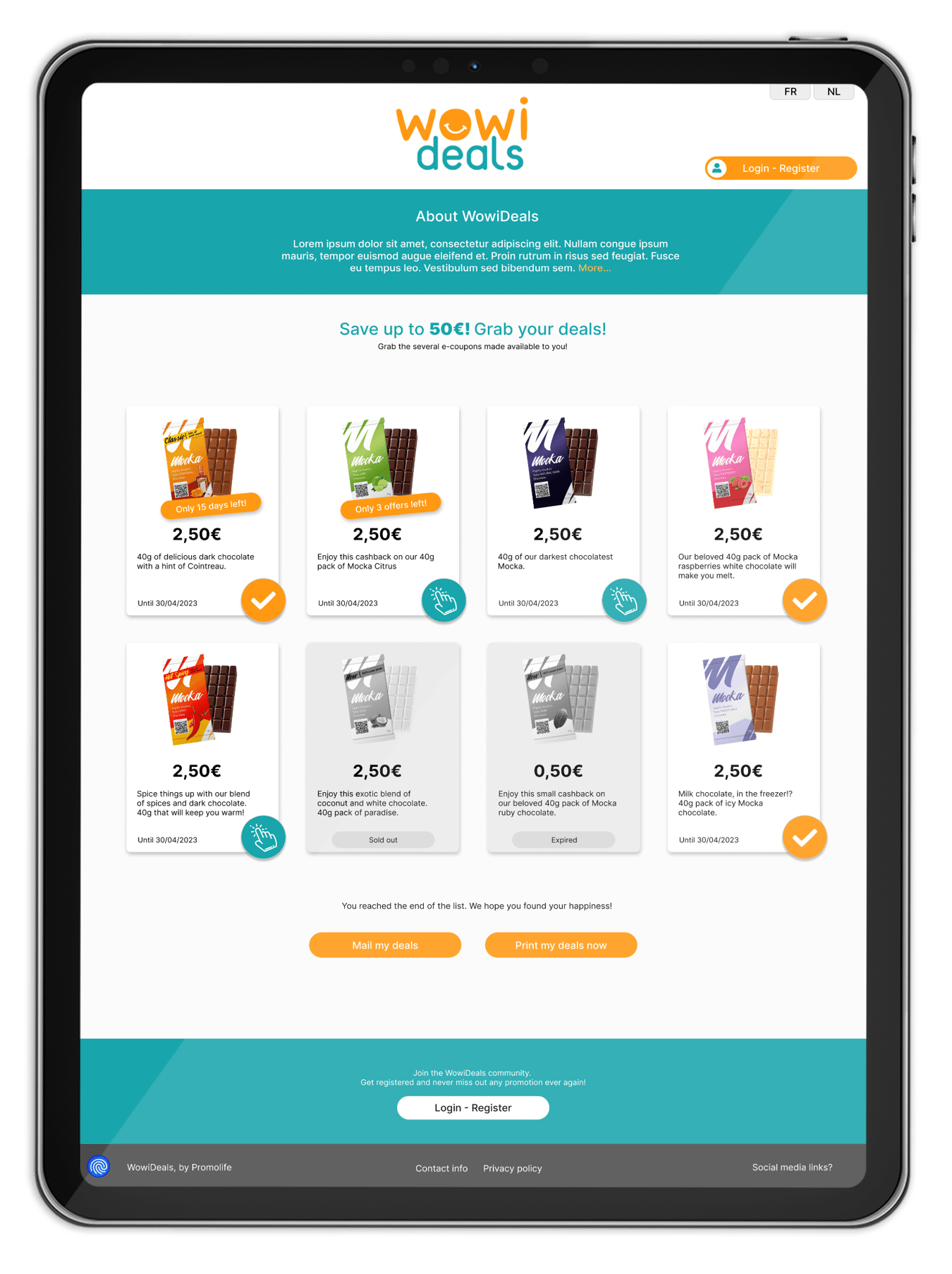 Wowi Deals e-coupons