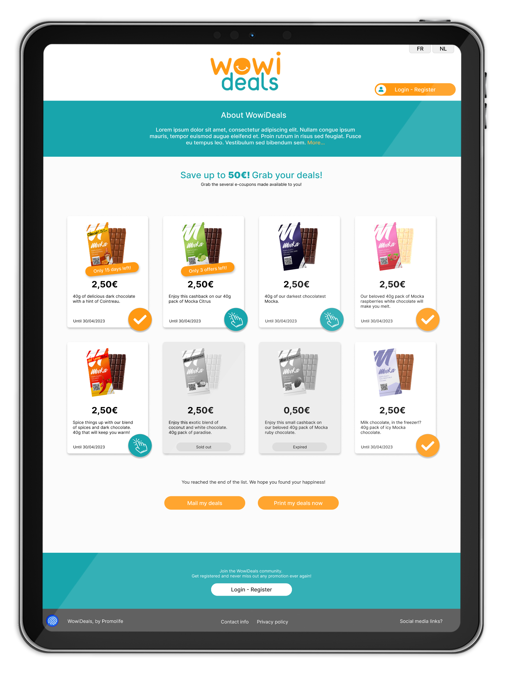 Wowi Deals e-coupons